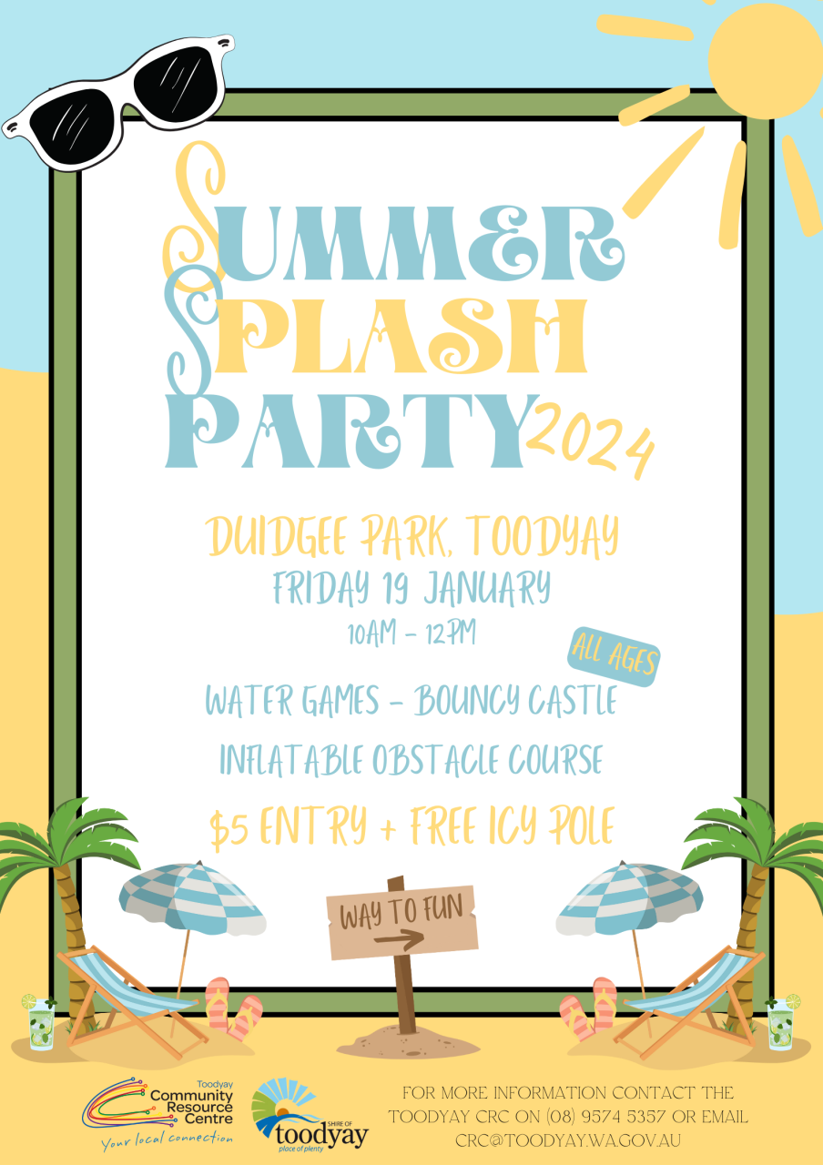 Summer Splash Party » Shire of Toodyay