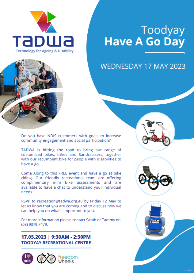 TADWA Have A Go Day Toodyay » Shire of Toodyay